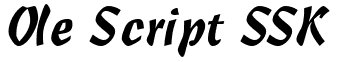Ole Script SSK: Free Font Download | MaisFontes