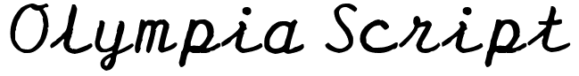 Olympia Script: Free Font Download | MaisFontes