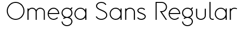 Omega Sans Regular: Free Font Download | MaisFontes