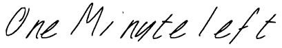 One Minute left: Baixar Fonte Grátis | MaisFontes