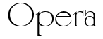 Opera: Free Font Download | MaisFontes