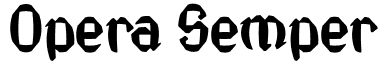 Opera Semper: Baixar Fonte Grátis | MaisFontes