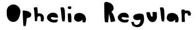 Ophelia Regular Font: Free Download | MaisFontes