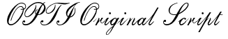 OPTI Original Script: Free Font Download | MaisFontes