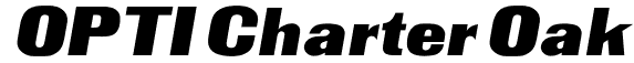 OPTI Charter Oak: Descargar Fuente Gratis | MaisFontes