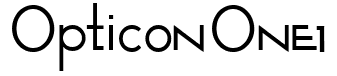 Opticon One1: Free Font Download | MaisFontes