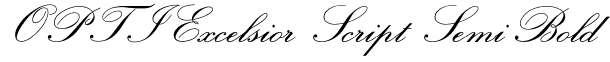 OPTI Excelsior Script SemiBold: Free Font Download | MaisFontes