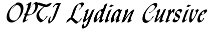 OPTI Lydian Cursive Font: Free Download | MaisFontes