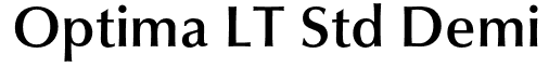 Optima LT Std: Download Free Font | MaisFontes