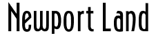 Newport Land: Download Free Font | MaisFontes