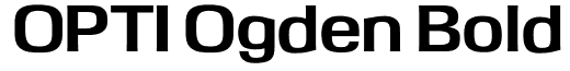 OPTI Ogden Bold Font: Free Download | MaisFontes