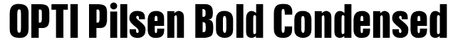 OPTI Pilsen Bold Condensed Font: Free Download | MaisFontes