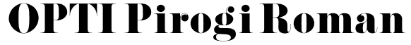 OPTI Pirogi Roman: Free Font Download | MaisFontes