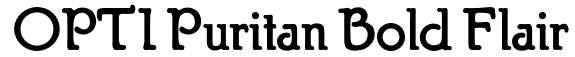 OPTI Puritan Bold Flair: Free Font Download | MaisFontes