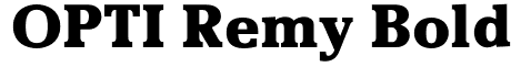 OPTI Remy Bold Font: Free Download | MaisFontes