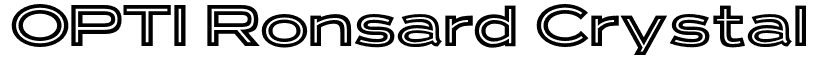 OPTI Ronsard Crystal Font: Free Download | MaisFontes