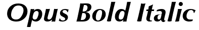 Opus Bold Italic: Free Font Download | MaisFontes