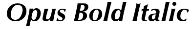 Opus Bold Italic: Free Font Download | MaisFontes