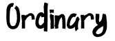 Ordinary: Free Font Download | MaisFontes