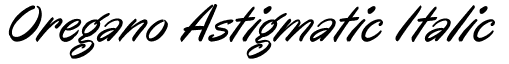 Oregano Astigmatic: Free Font Download | MaisFontes