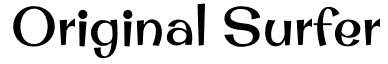 Original Surfer Font: Free Download | MaisFontes