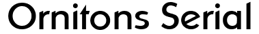 Ornitons Serial Font: Free Download | MaisFontes