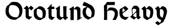 Orotund Heavy Font: Free Download | MaisFontes