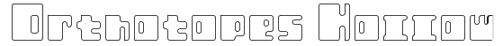 Orthotopes Hollow Font: Free Download | MaisFontes