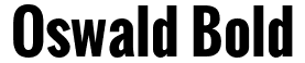 Oswald Medium Font: Free Download | MaisFontes