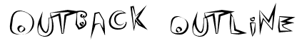 Outback outline: Free Font Download | MaisFontes