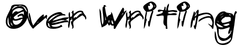 Over Writing: Free Font Download | MaisFontes