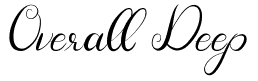 Overall Deep: Download Free Font | MaisFontes