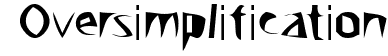 Oversimplification: Free Font Download | MaisFontes