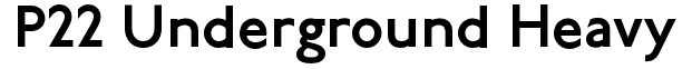 P22 Underground Heavy Font: Free Download | MaisFontes
