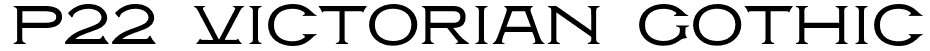 P22 Victorian Gothic: Free Font Download | MaisFontes