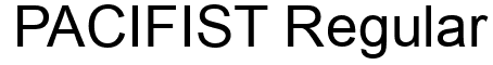 PACIFIST Regular Font: Free Download | MaisFontes