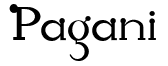 Pagani Font: Free Download | MaisFontes