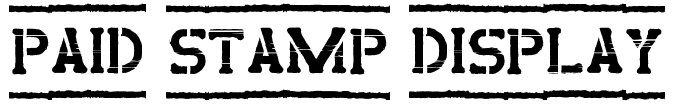 Paid Stamp Display Font: Free Download | MaisFontes