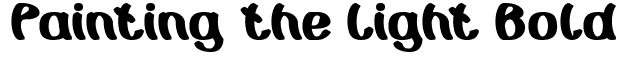 Painting the Light Bold Font: Free Download | MaisFontes