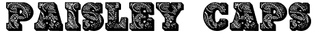 Paisley Caps: Free Font Download | MaisFontes