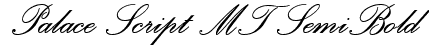 Palace Script MT SemiBold: Free Font Download | MaisFontes