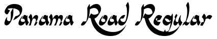 Panama Road Regular: Free Font Download | MaisFontes