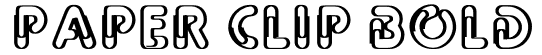 Paper Clip Bold Font: Free Download | MaisFontes