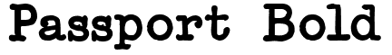 Passport: Free Font Download | MaisFontes