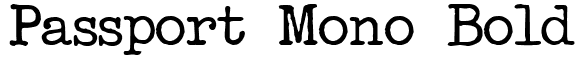 Passport: Free Font Download | MaisFontes