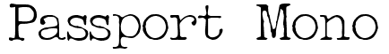 Passport: Free Font Download | MaisFontes