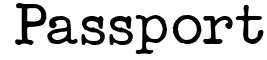 Passport: Free Font Download | MaisFontes