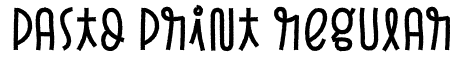 Pasto Print Regular: Baixar Fonte Grátis | MaisFontes