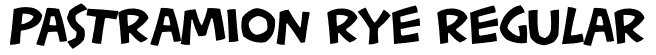 Pastramion Rye Regular: Free Font Download | MaisFontes