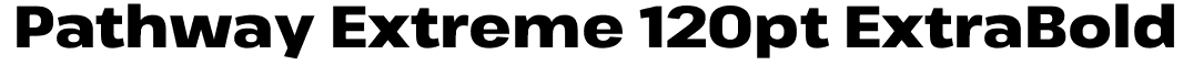Pathway Extreme 120pt ExtraBold Font: Free Download | MaisFontes